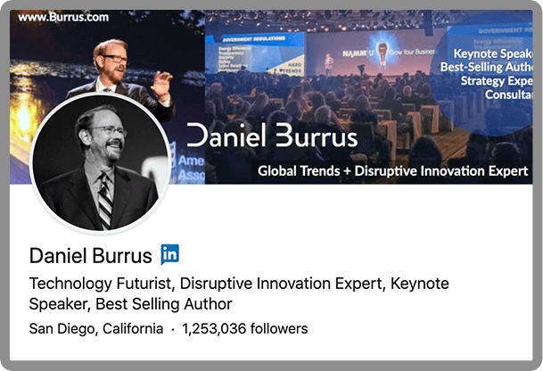 Daniel Burrus | Disruptive Innovation Expert, Futurist Author & Speaker